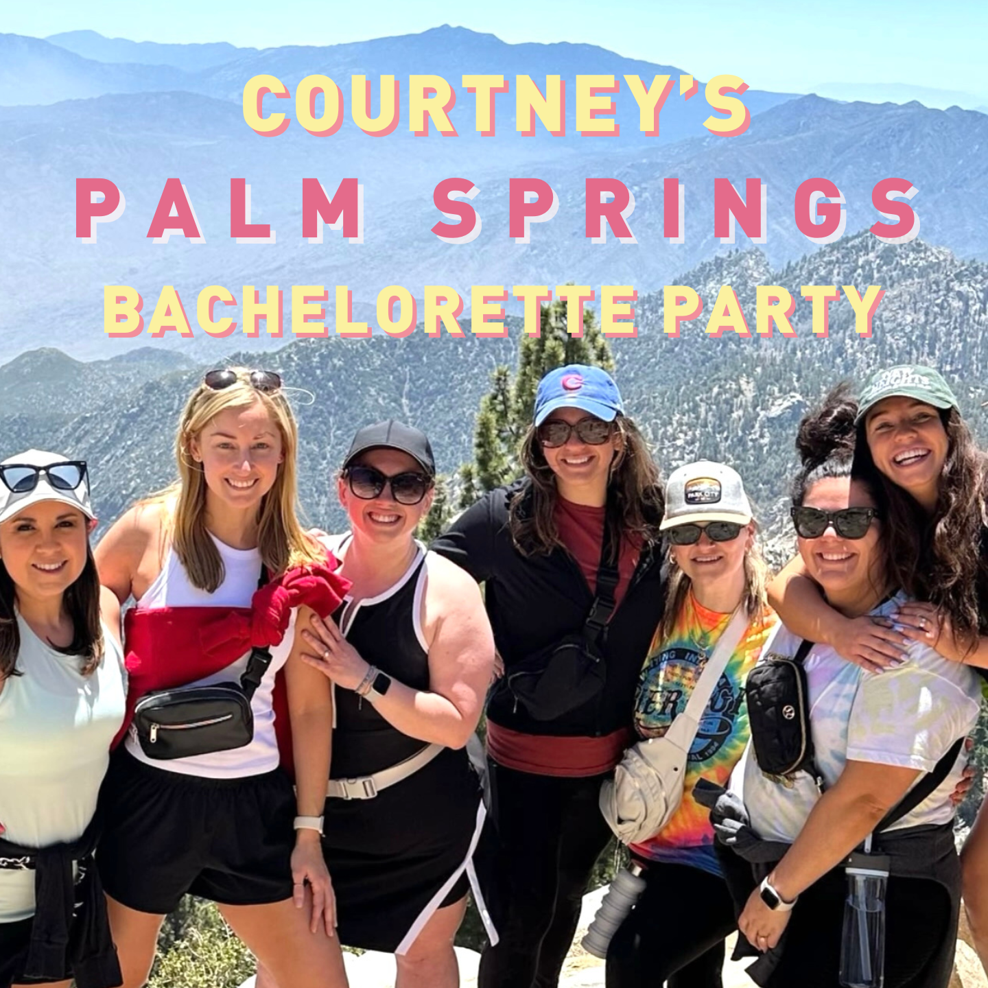 Courtney's Bachelorette Party: Palm Springs Before The Rings – Stag & Hen