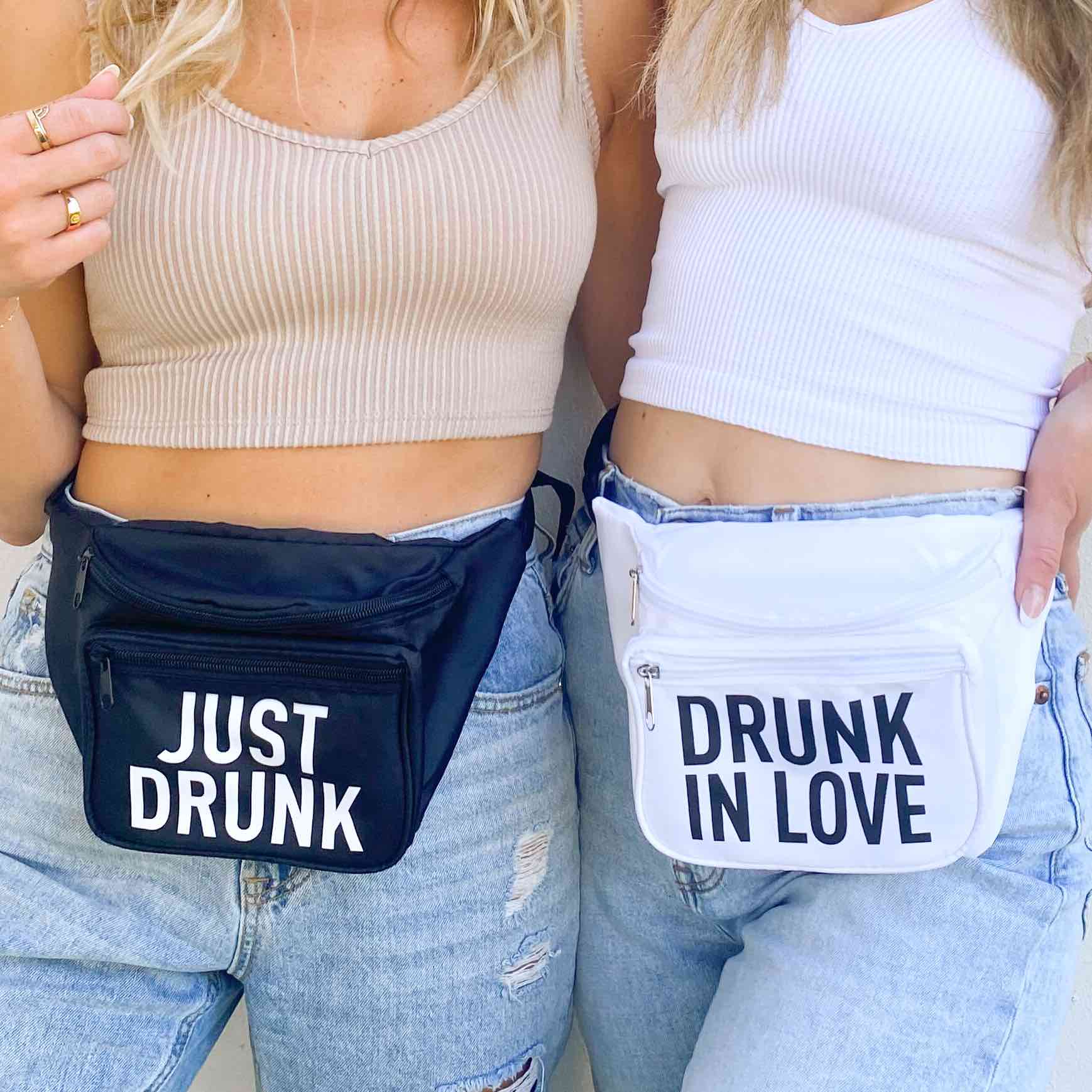 Drunk In Love Bachelorette Party Fanny Packs | Stag & Hen