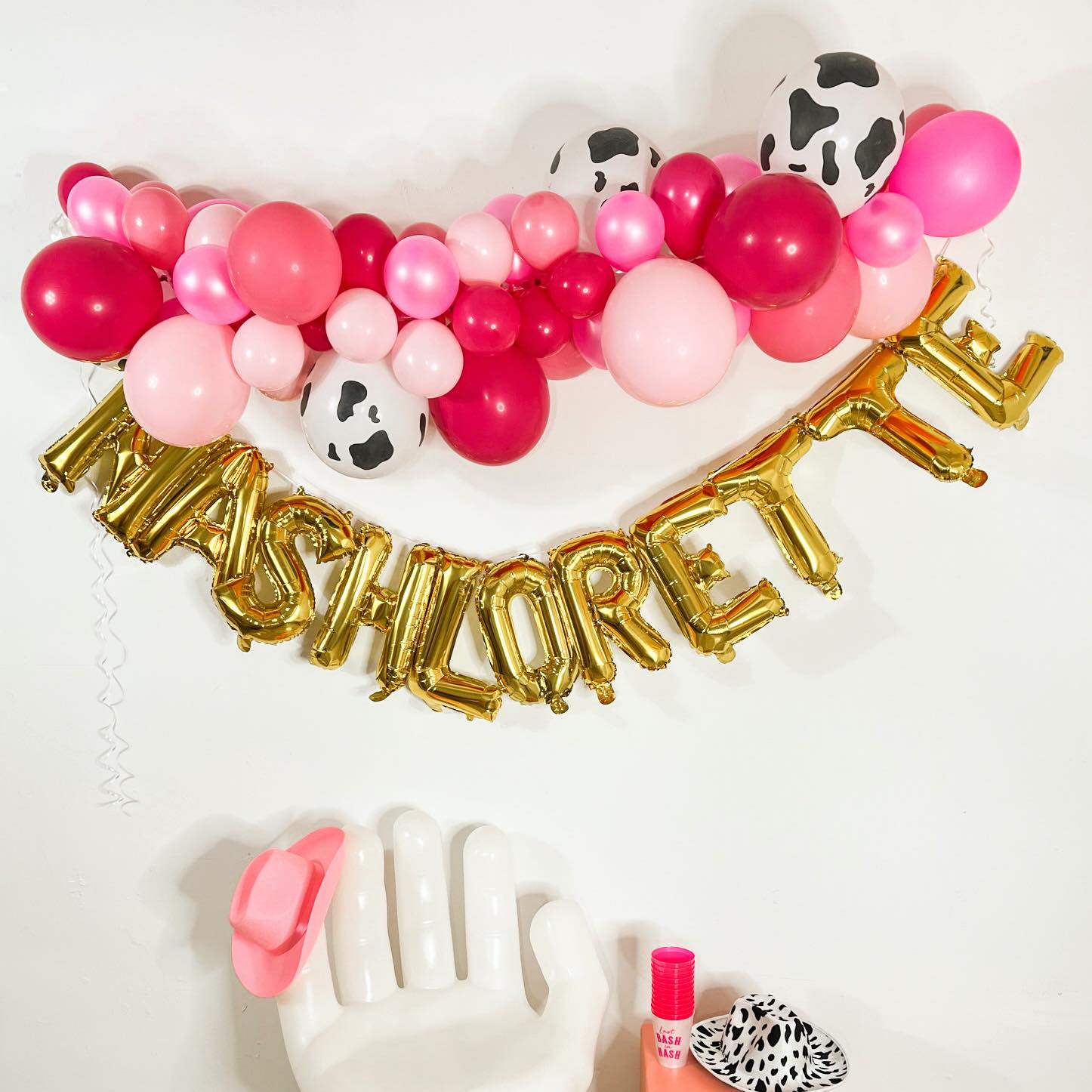 Nashelorette Balloon Letter Kit | Bachelorette Party Supplies | Stag & Hen